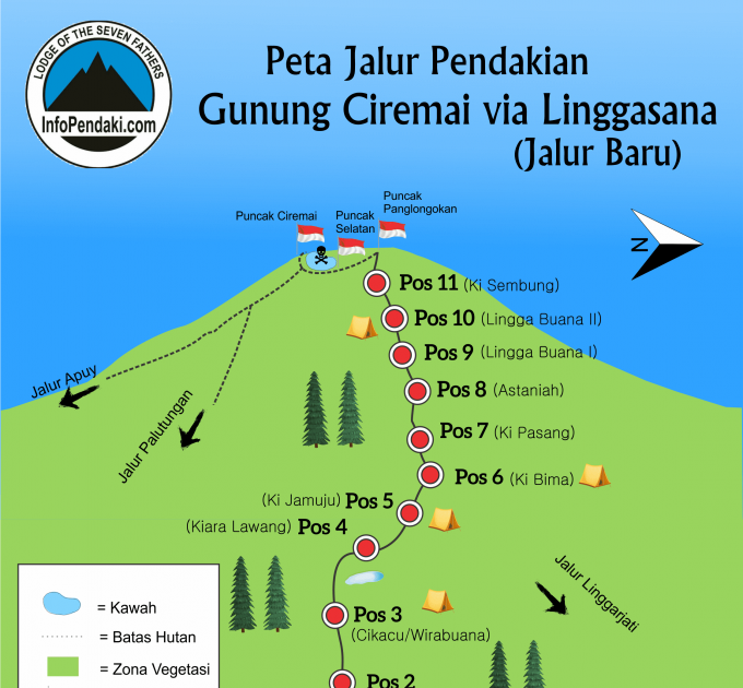 Porter Ciremai, Pendakian Gunung Ciremai via Jalur Baru Linggasana