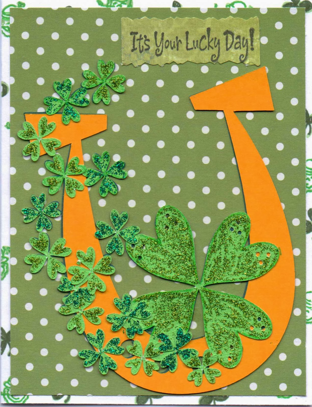 PAPER CRAFTS WITH THE PINK ARMADILLO: Lucky Charm Card