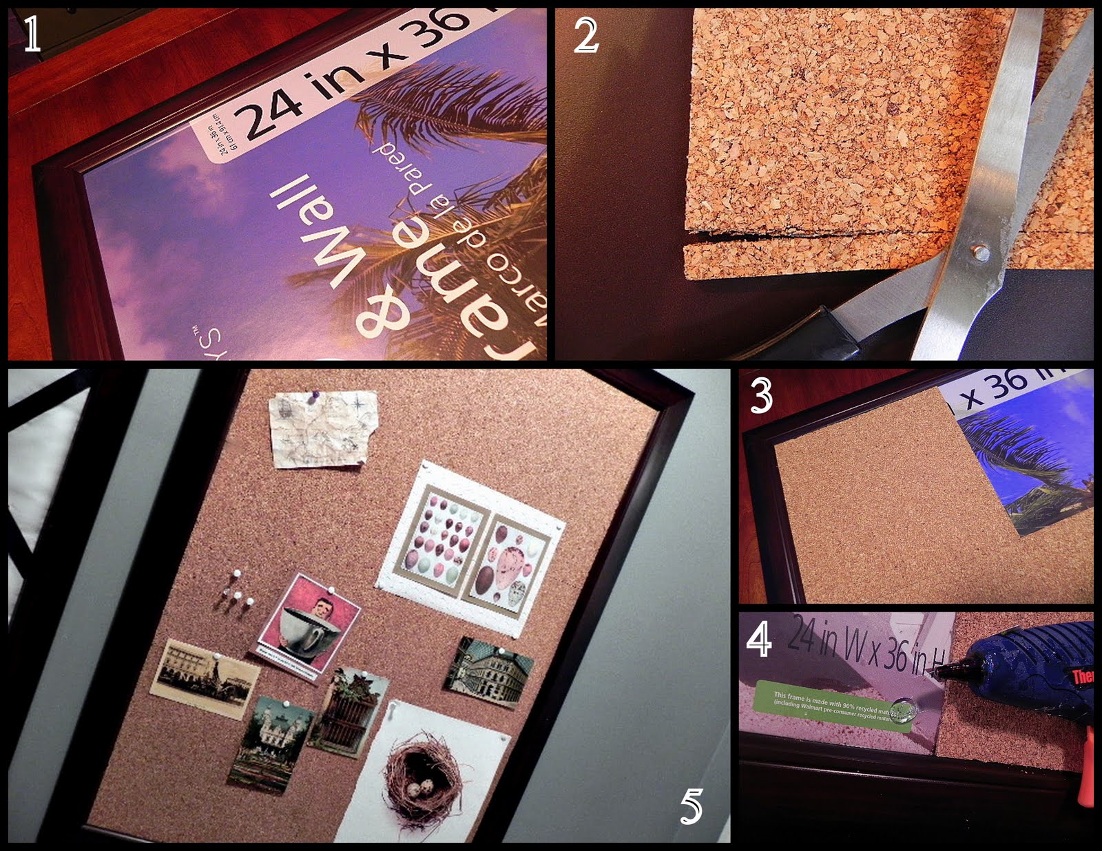 My Five Men: Memo Board and Cork Board Tutorials