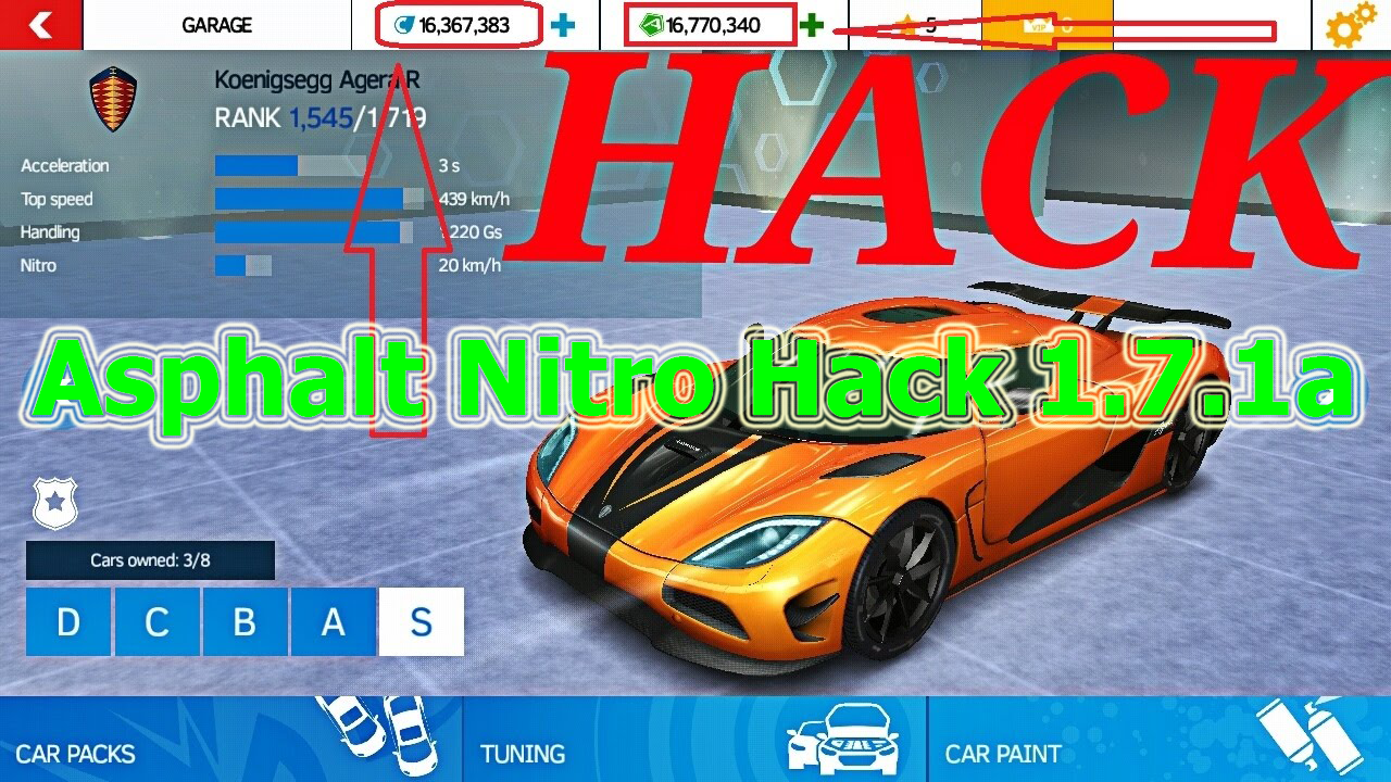 Asphalt Nitro v1.7.1a Apk + Mod (Unlimited All) - MAIRAJ AHMED