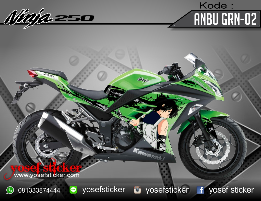 YOSEF CUTTING STICKER (SURABAYA CUTTING STICKER NINJA 250) STICKER ...