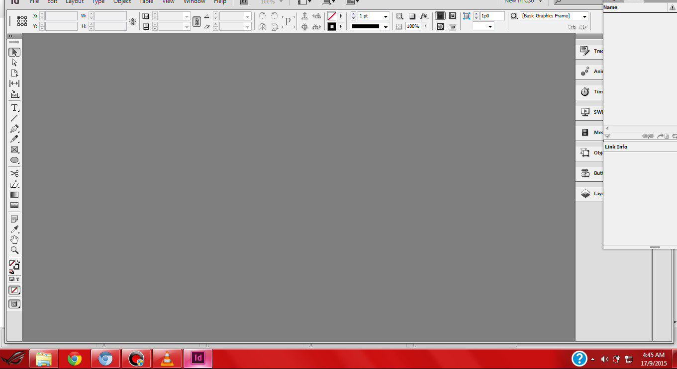 Computer Graphic: INDESIGN INTRODUCTION (week 5)
