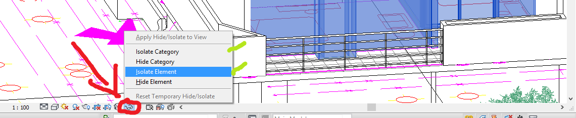 CÓMO AISLAR ELEMENTOS EN REVIT ~ BIM_PROG