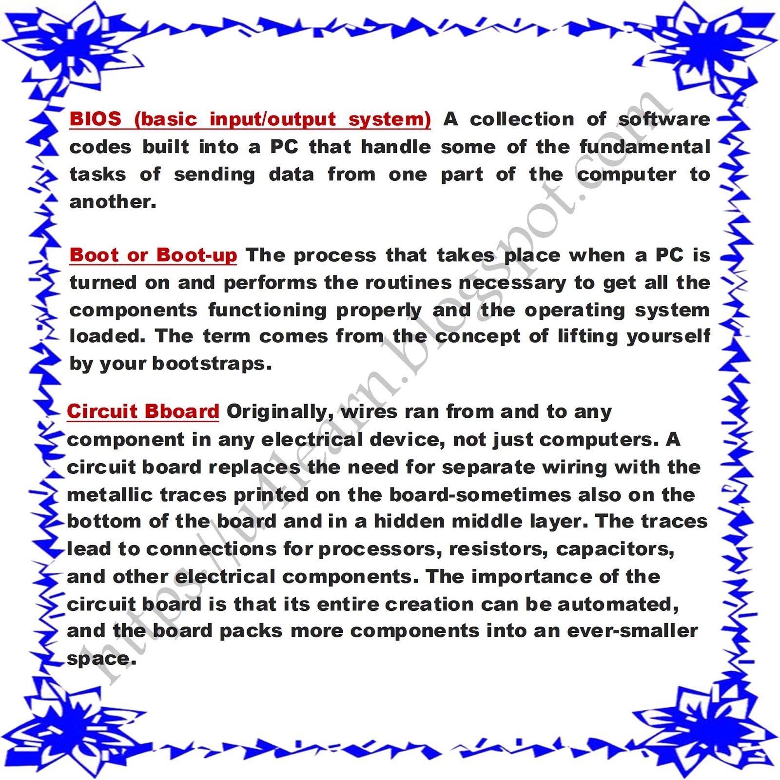 How Computer Works and Computer Components.