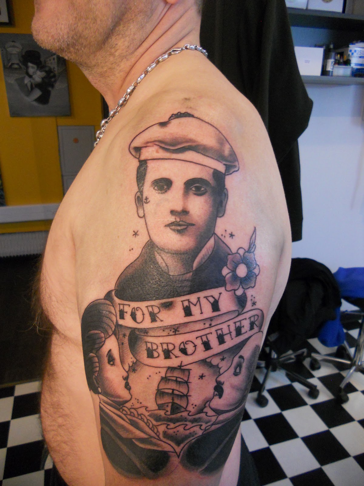 fat manu tattoo: sailor tattoo