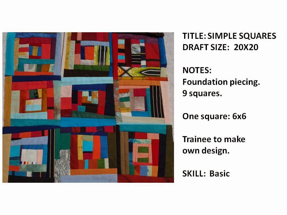 QUILTING AT HOME IN SIAM: Simple Squares