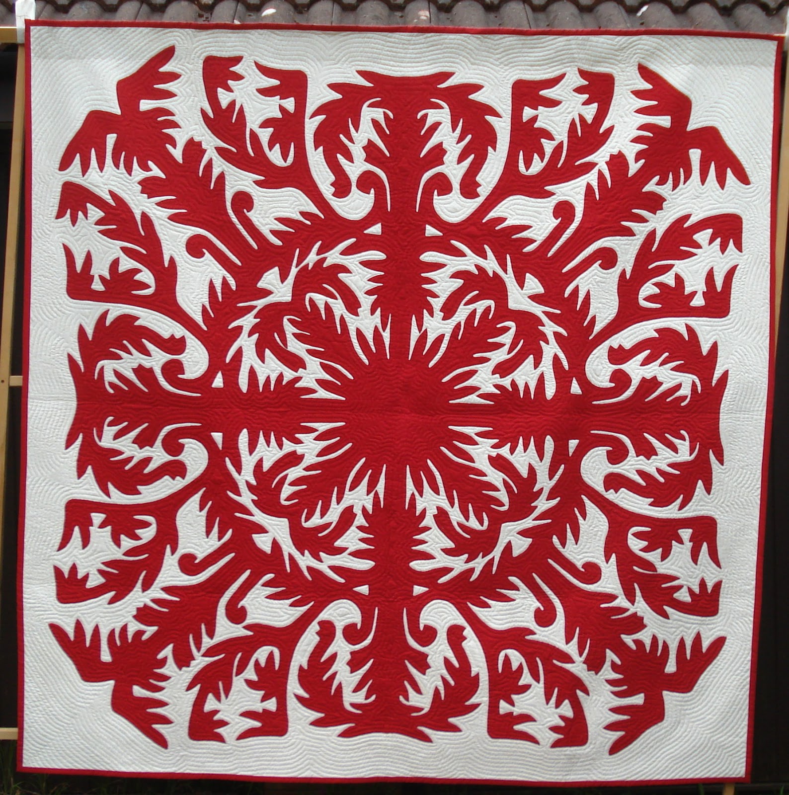 Welsh Quilts: Pippa Moss - Hawaiian quilts