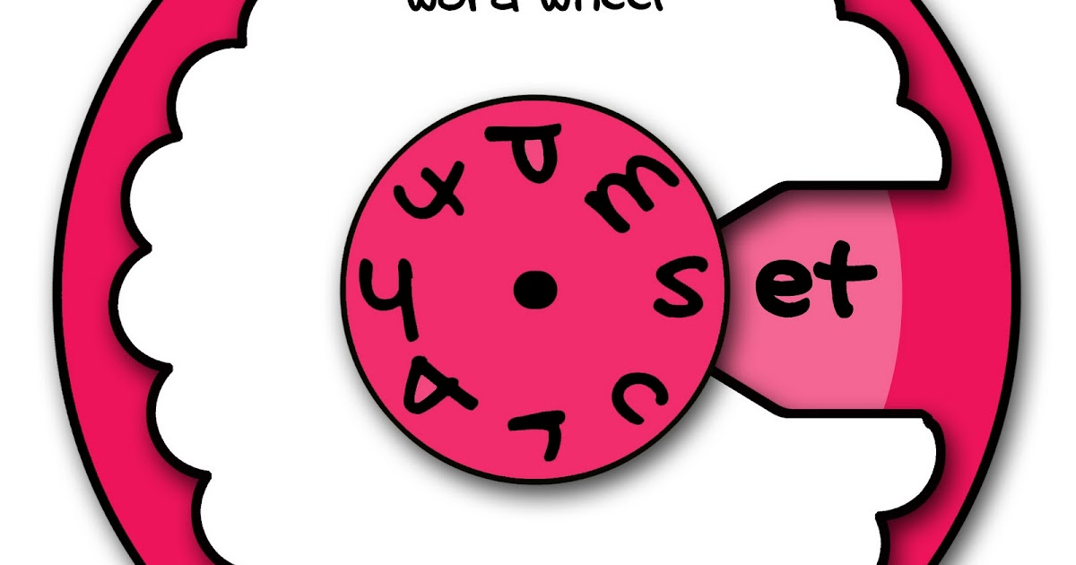 Teach child how to read: Phonics Word Wheel