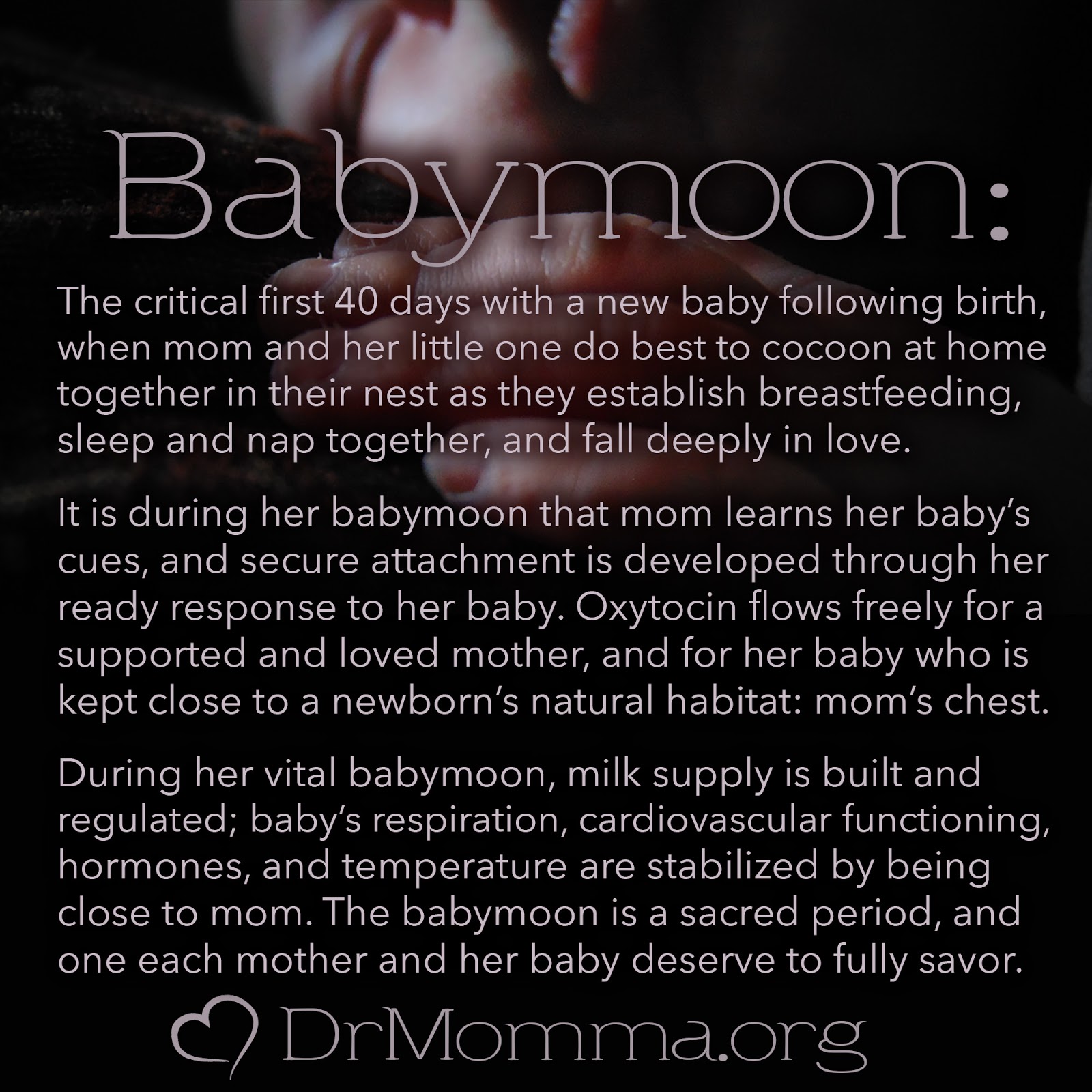 peaceful parenting: The Vital Babymoon