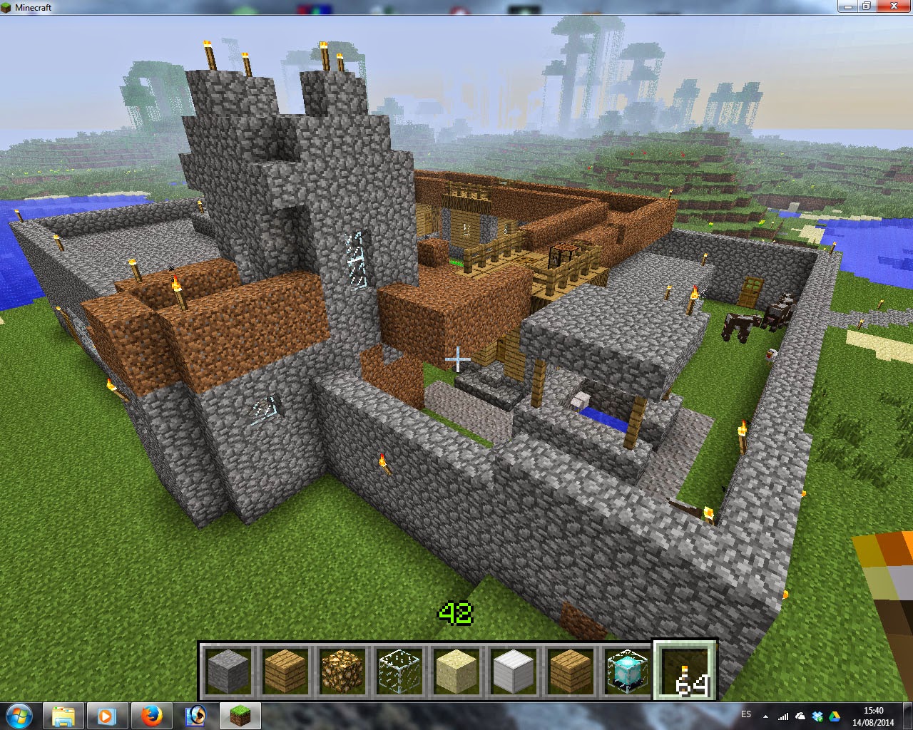 Construcciones en Minecraft: Antiguo Poblado Fortificado