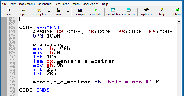 Lenguajes de Interfaz: hola mundo version 3