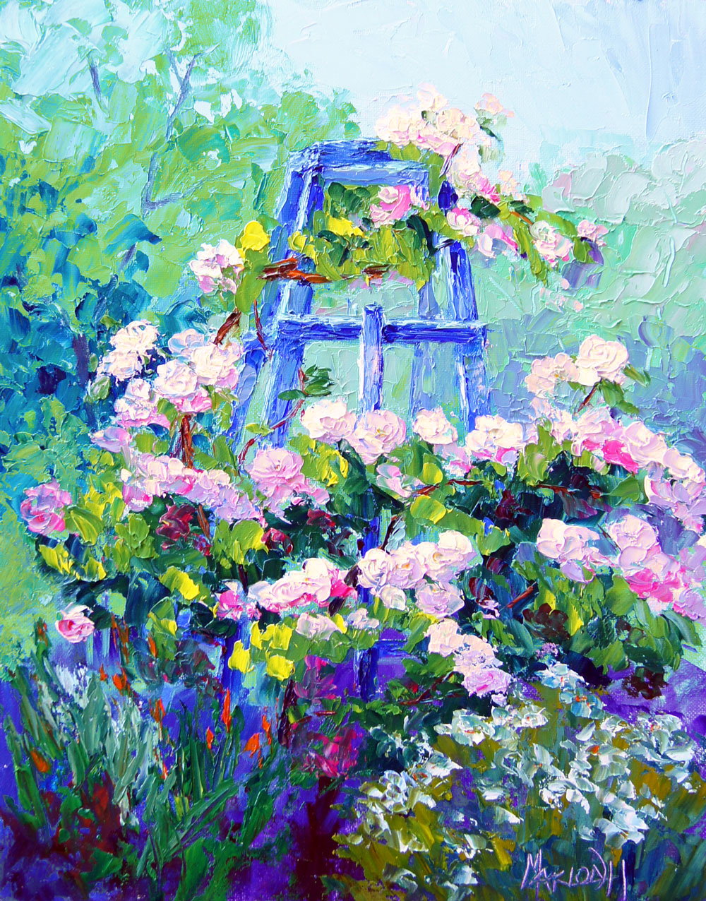 Palette Knife Painters, International: Impressionist Garden Art, Summer ...