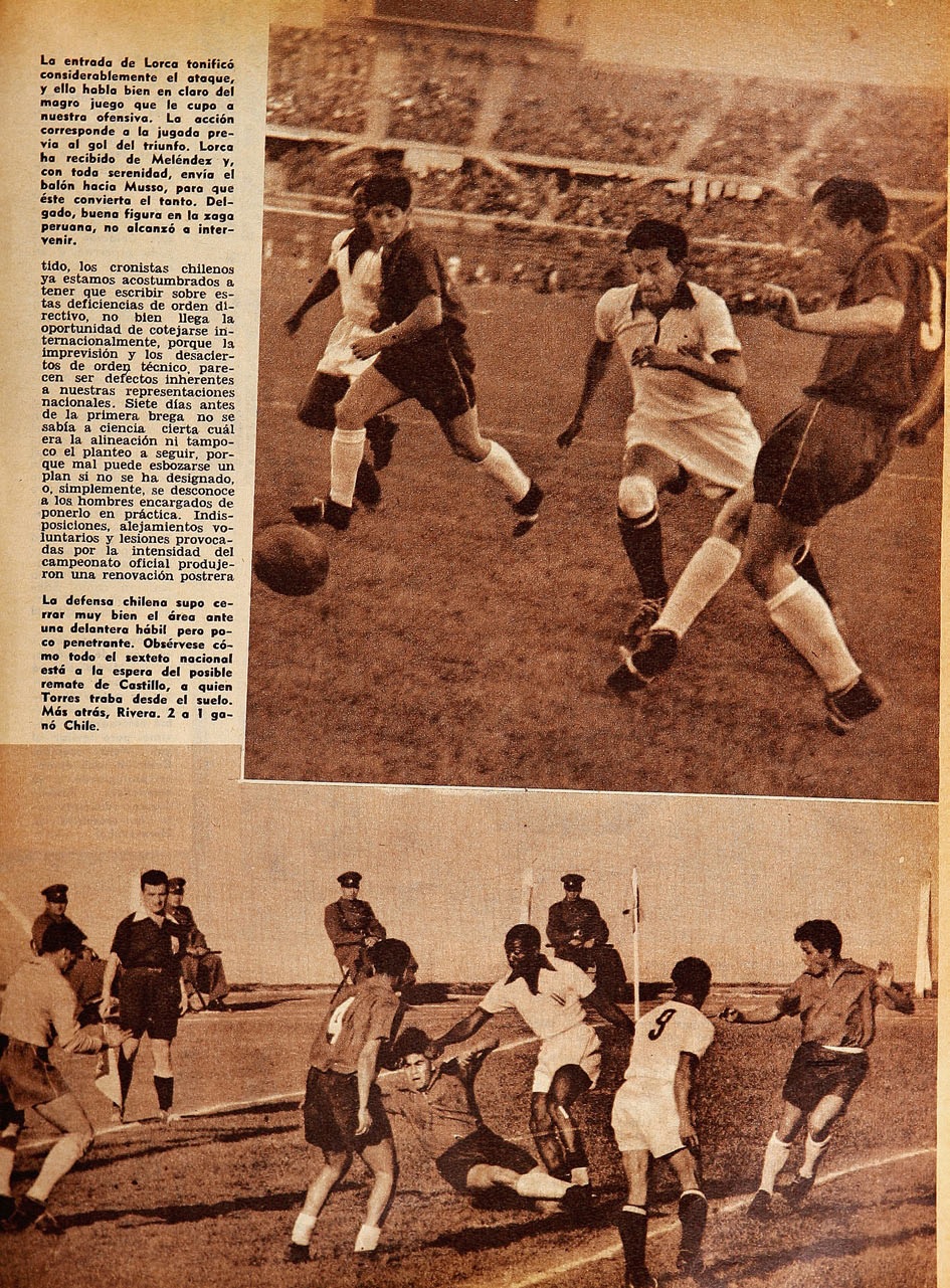 Partidos de la Roja: [17/09/1954] Chile-Perú | 2:1