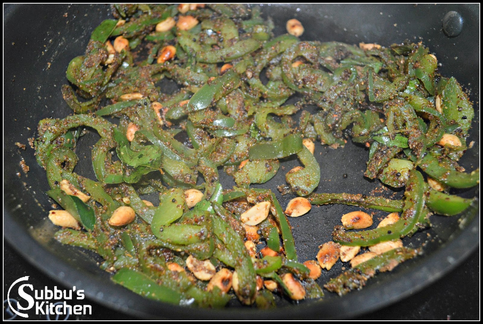 Capsicum Masala Rice - Subbus Kitchen