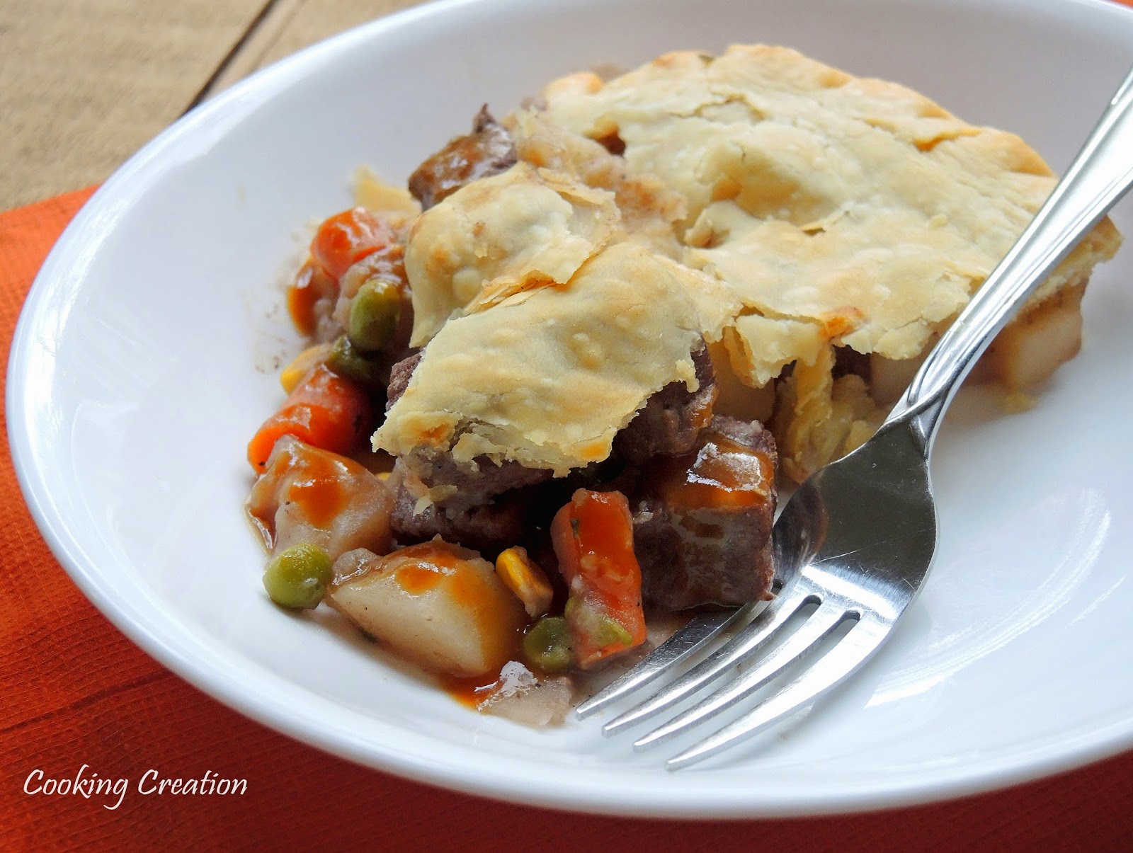 Cooking Creation: Quick Beef Pot Pie (Meat Pie)