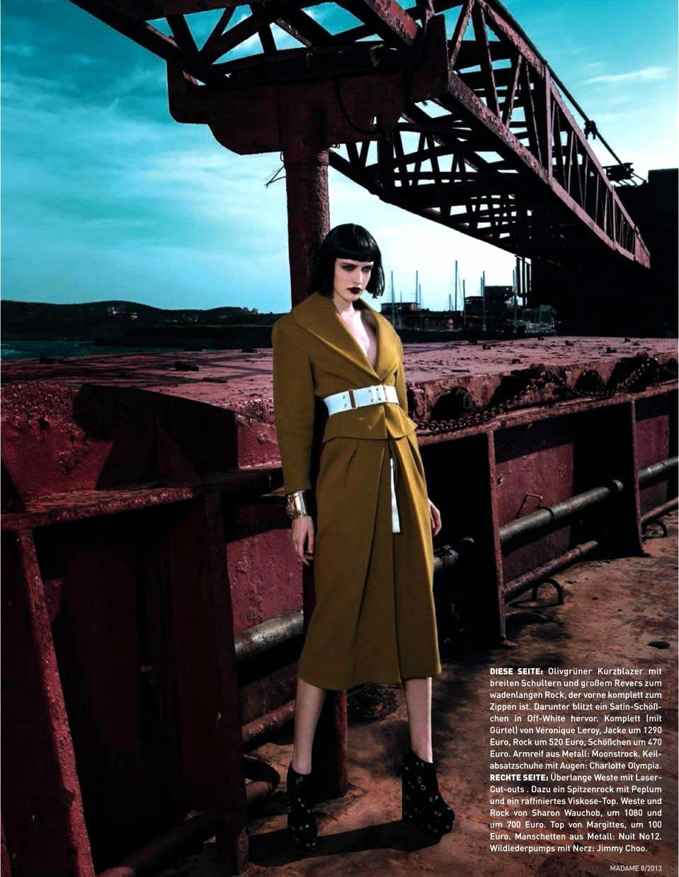 Agata Rudko by George Katsanakis Magazine Photoshoot For Madame Germany ...