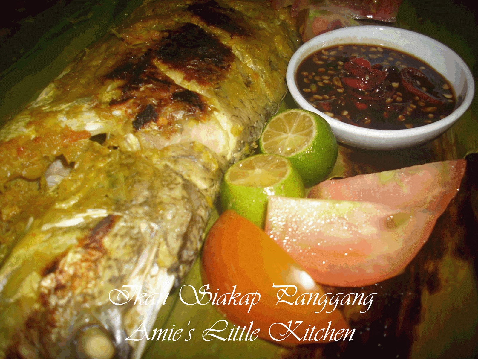 Ikan Siakap Panggang - Amie's Little Kitchen