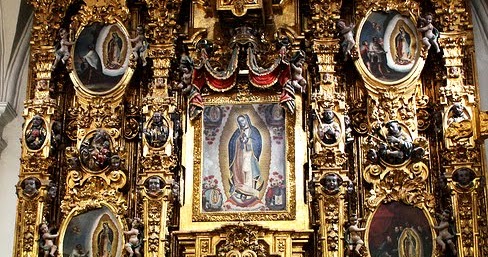 colonialmexico: San Lorenzo de Rio Tenco 2. The altarpieces