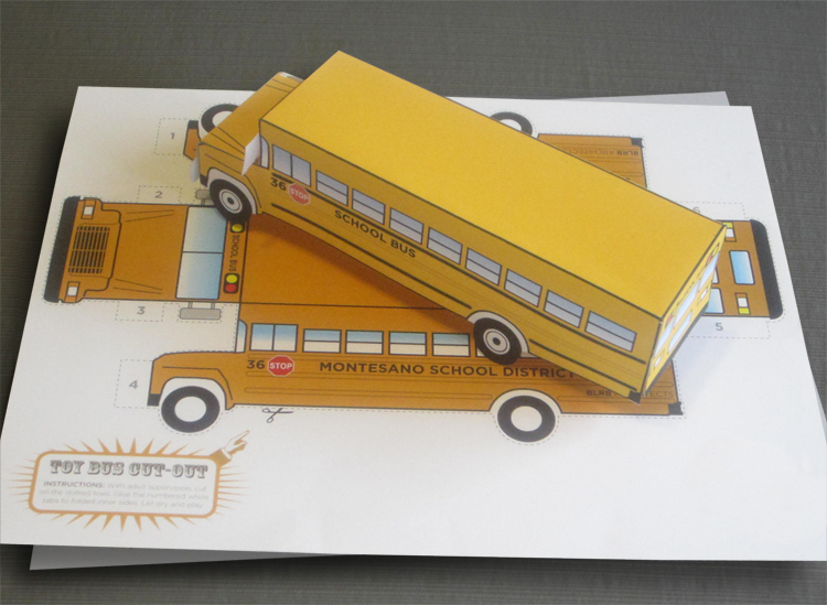 Shane Sabin: School Bus Cut-Out