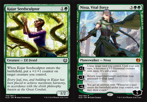 Magic the Gathering Adventures: Kaladesh Set Review: Green