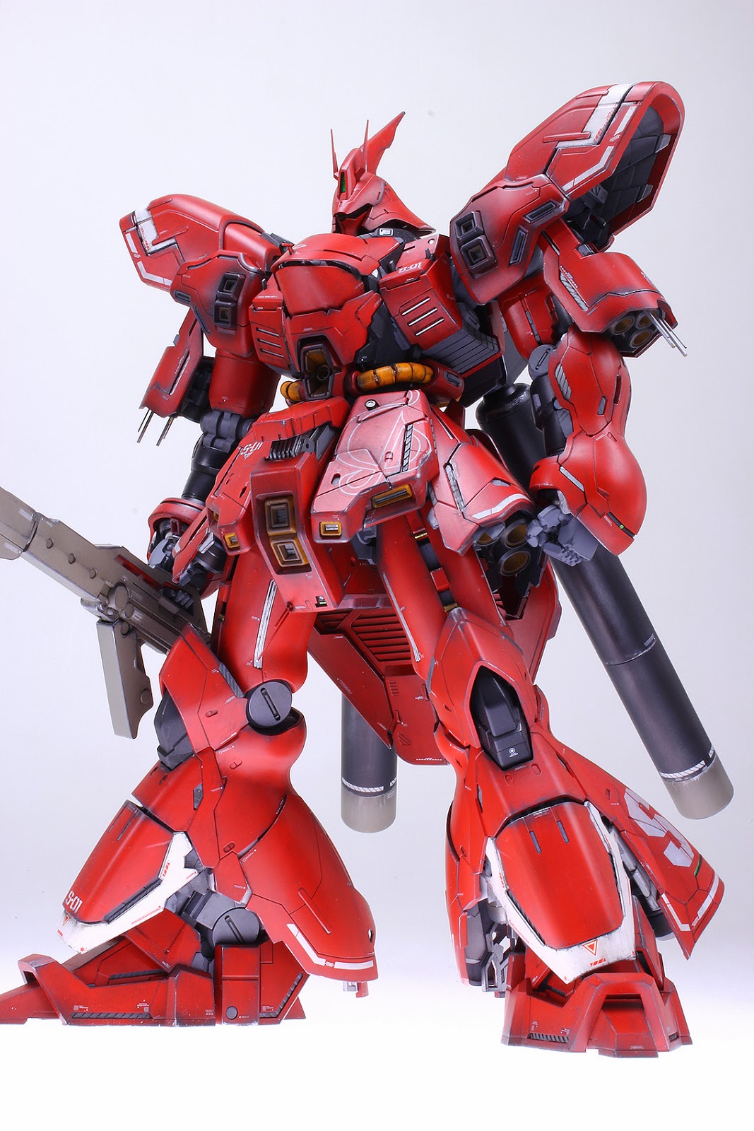 GUNDAM GUY: MG 1/100 Sazabi Ver.Ka & Volks Oratan Temjin - Painted ...
