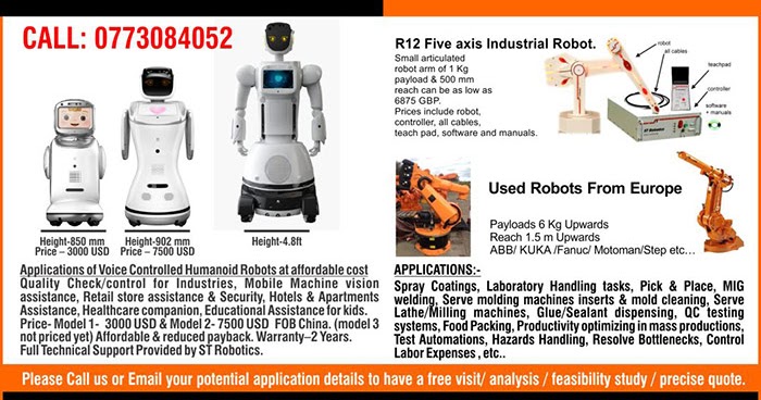 ST Robotics | Robotics For Everyone by Rent basis Humanoids ...