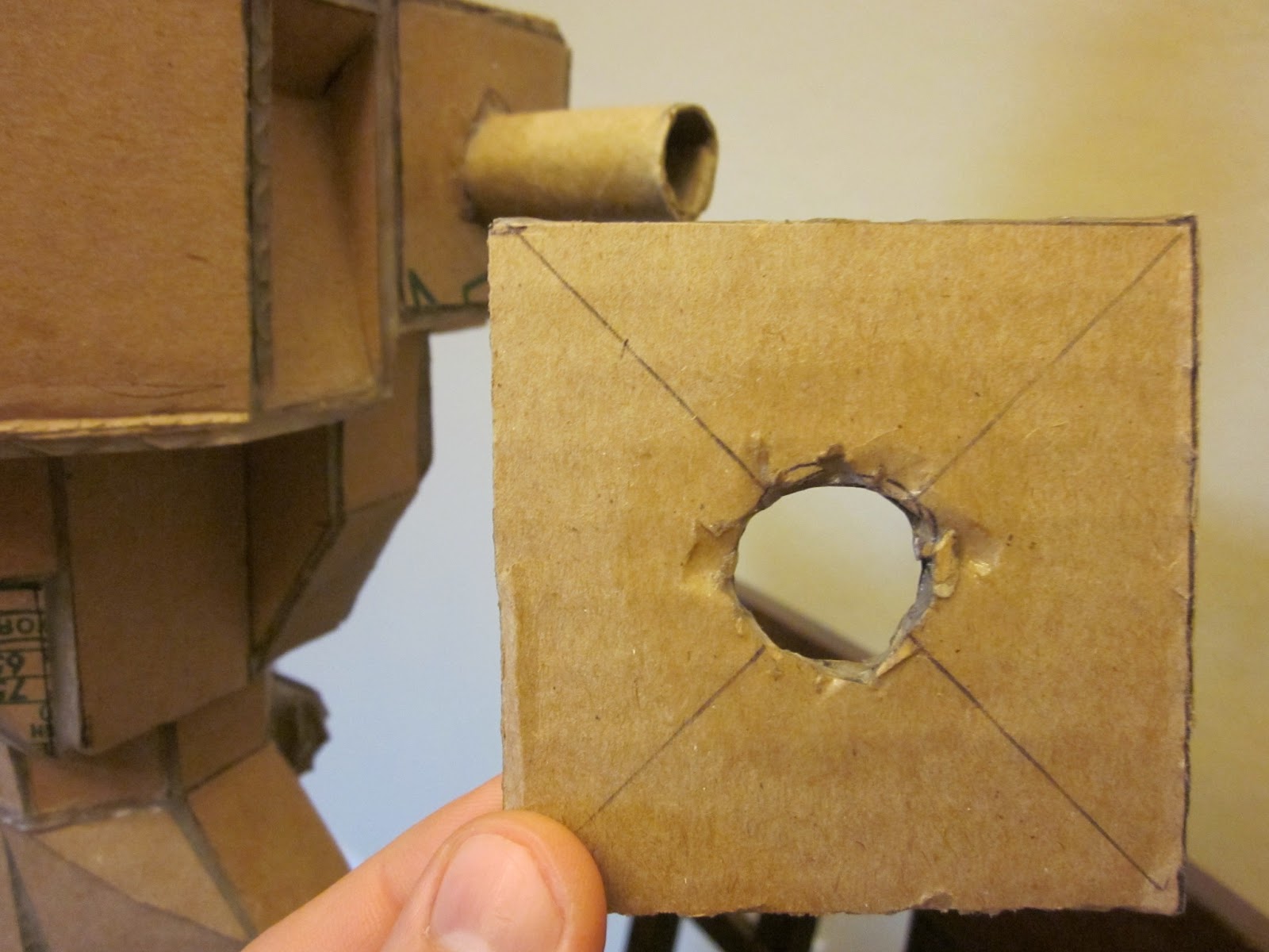 Artist Aaron M Childs: Cardboard Shoulder Joints