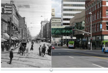 Northwest History: Bricks of the Past - Rephotography at the Spokesman ...