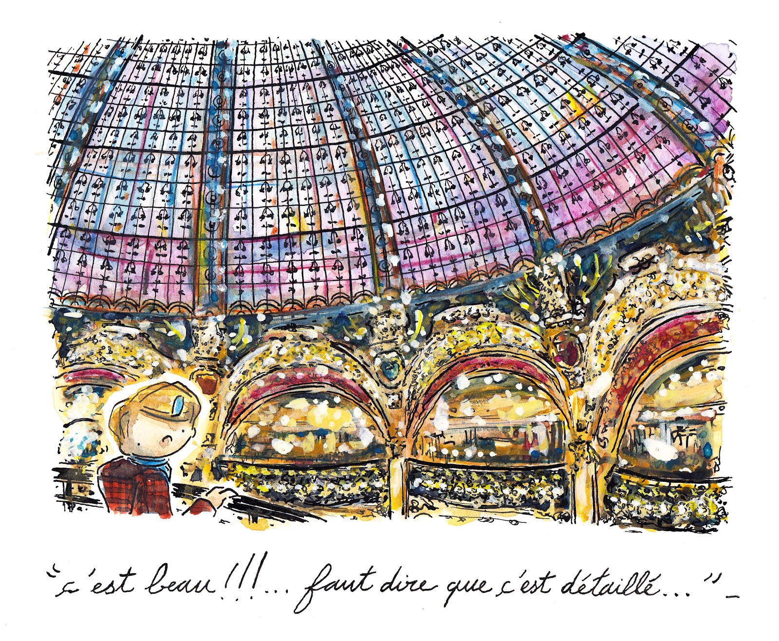deux trois dessins ...: Grands magasins