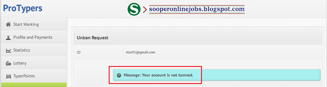 How to Submit Unban Request For Your Banned MegaTypers Id's...? - Free ...
