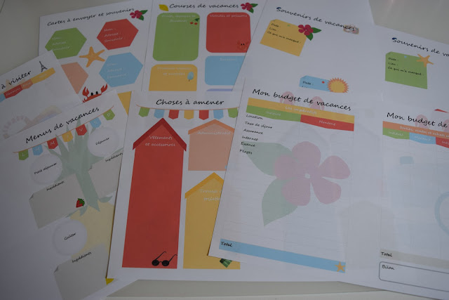 Shireece Planner: DIY Planifier ses vacances [Plan with me #2]