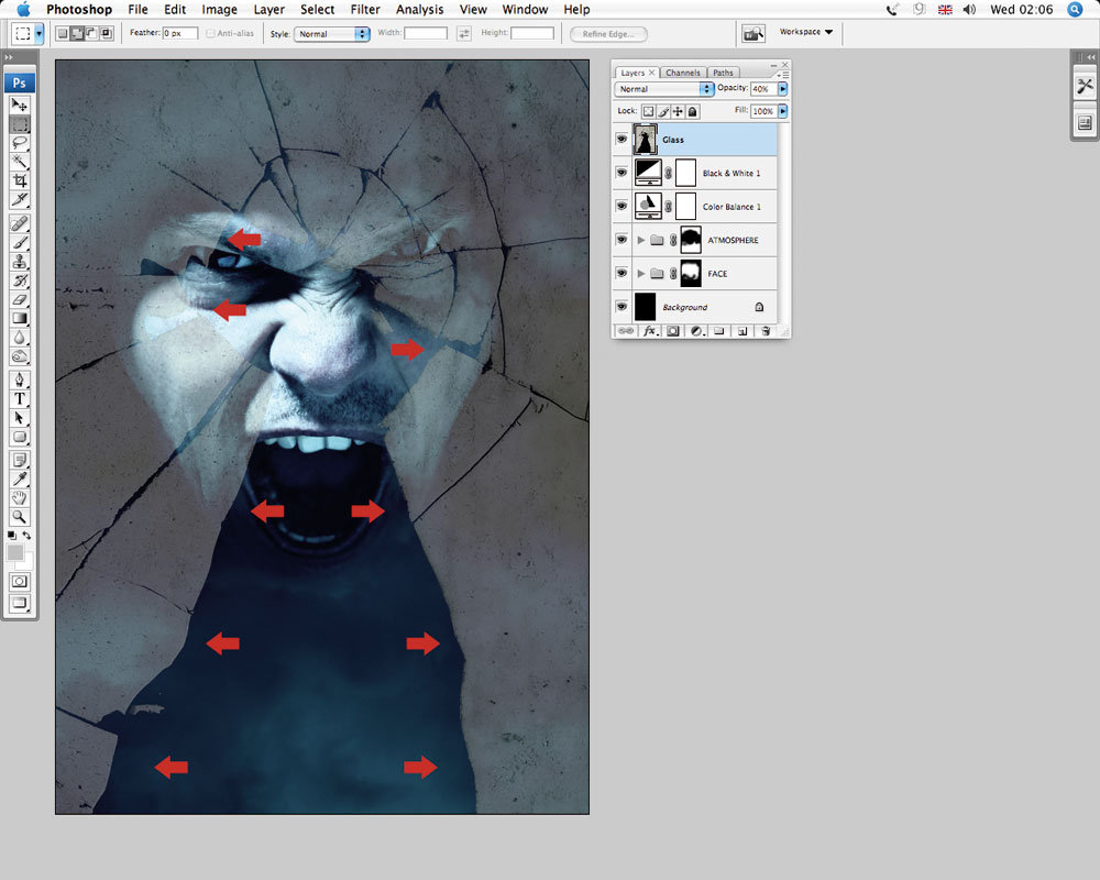 Create Smashing glass effect in photoshop hd wallpaper| Photoshop Skills