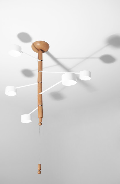 no end to design: String Chandelier