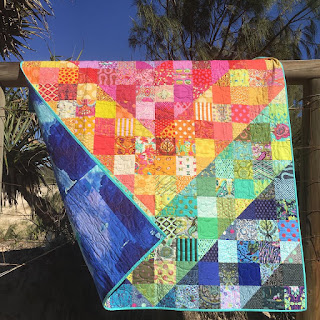 gemini stitches: Tula Pink ColorDive quilt