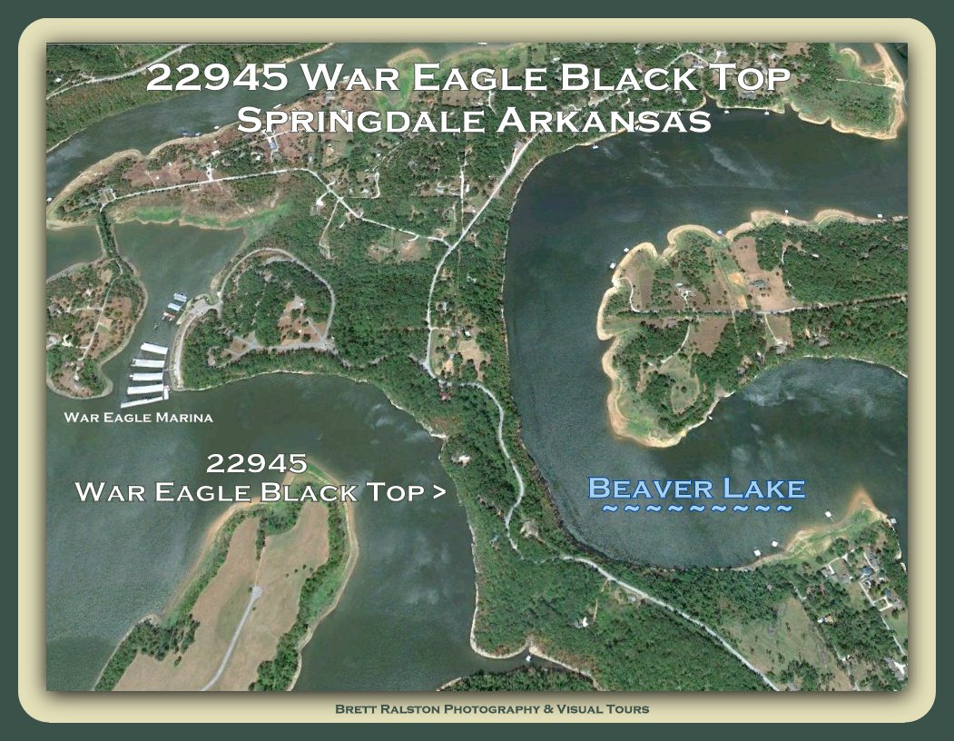 NWA PREMIER HOMES LAKEFRONT: 22945 WAR EAGLE BLACK TOP ....... Close To ...