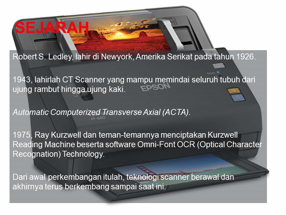 SCANNER MACHINES BY Alicia, Angela, Gracelyne and Manuella