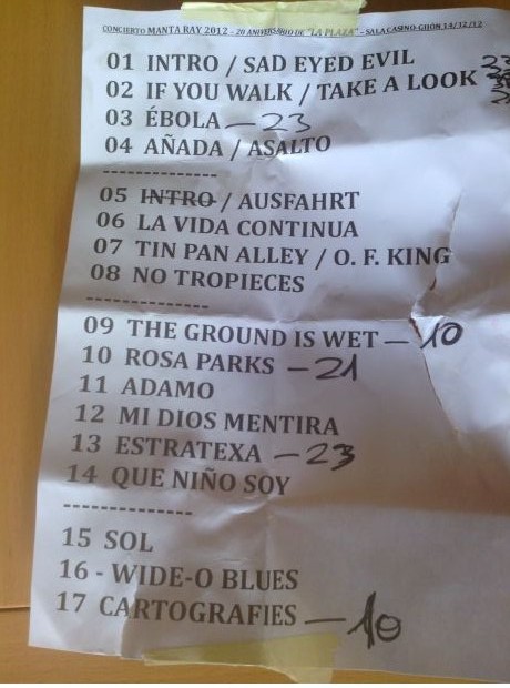 stranger than known: The Return of Manta Ray - Manta Ray live 14 / 12 ...