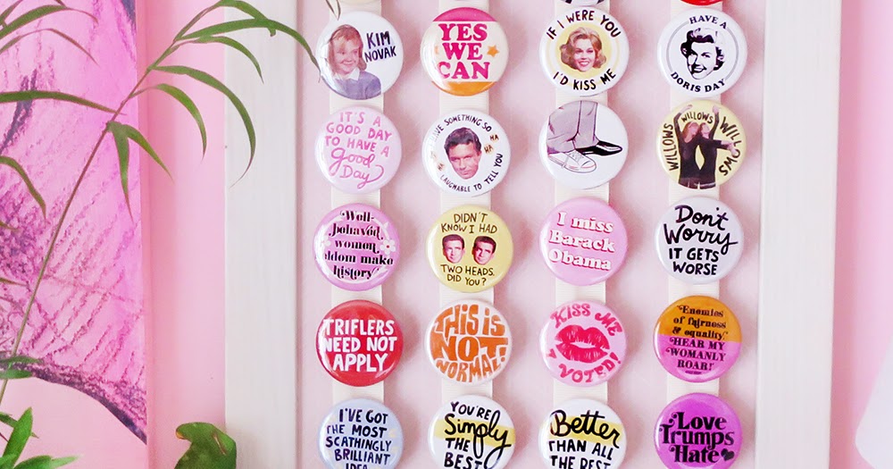 Scathingly Brilliant: DIY button display
