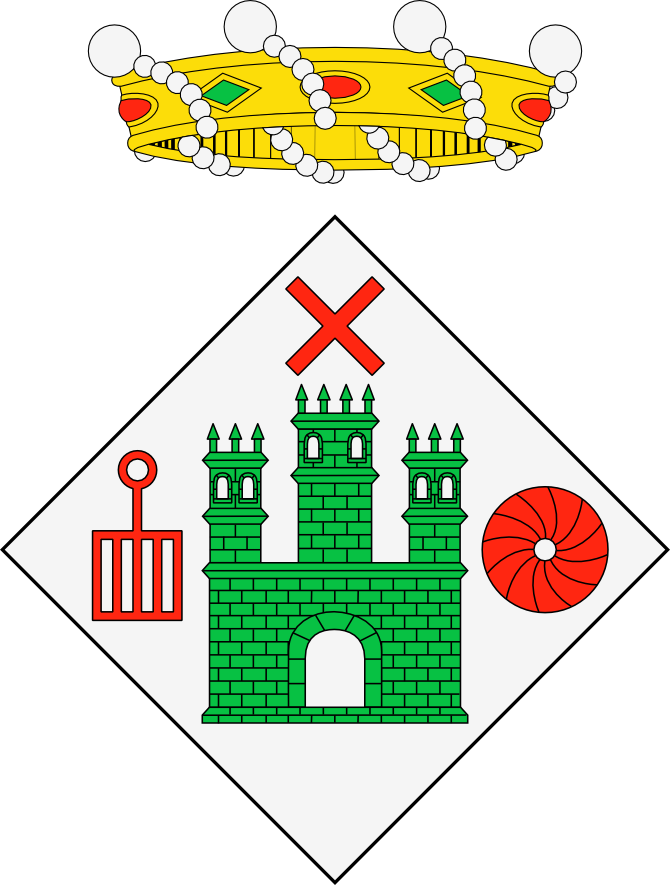 Dibujo HERÁLDICO: Escudo de armas municipal de Sant Vicenç de Castellet
