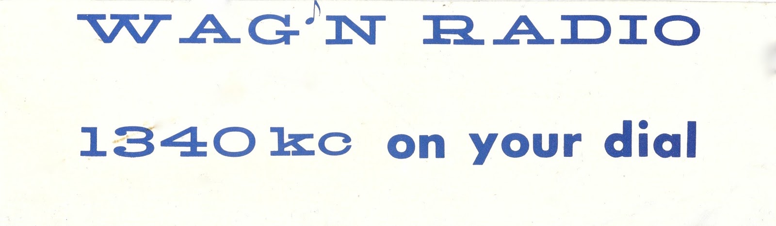 Radio Sticker of the Day: WAGN