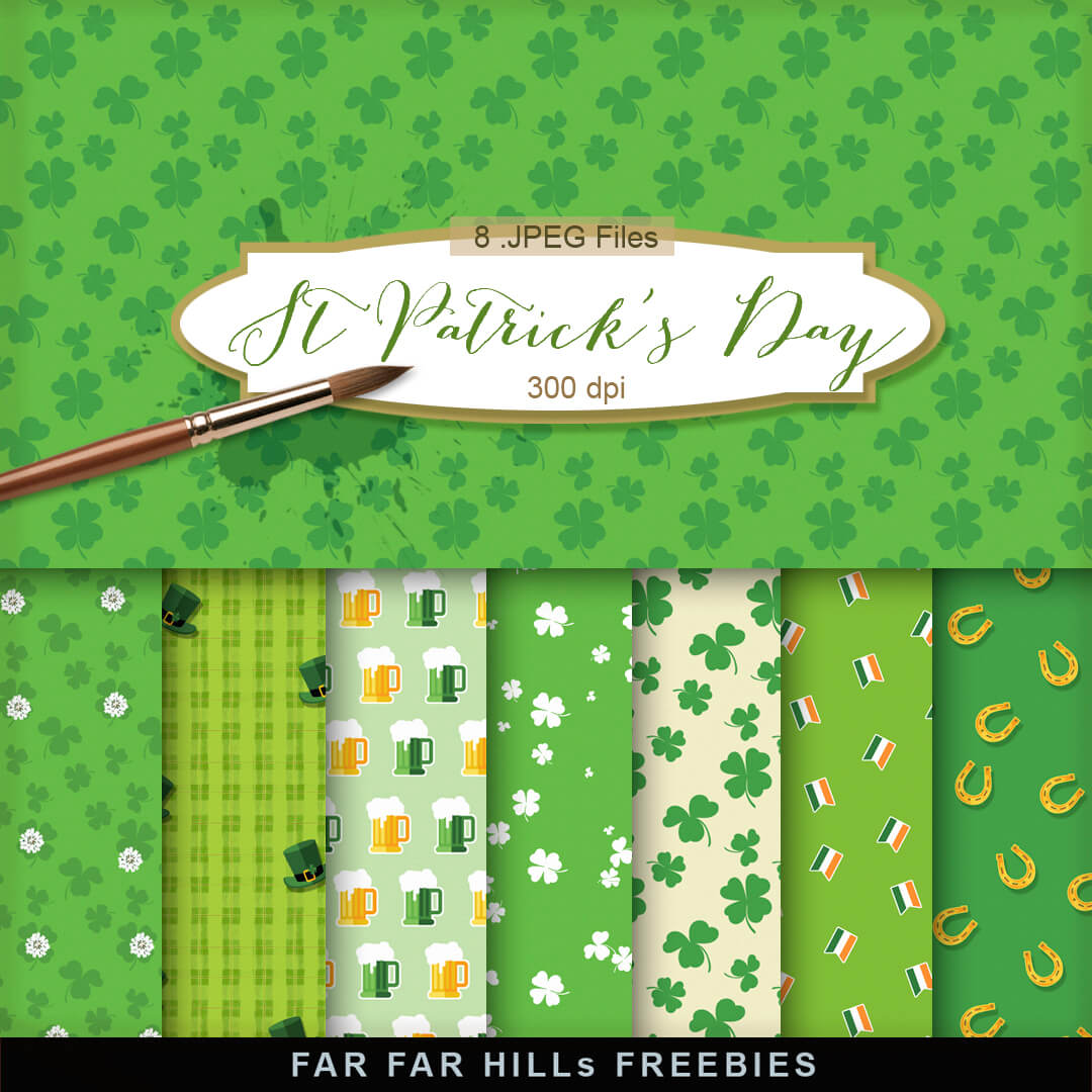 New Freebies Kit of Backgrounds - St. Patrick's Day:Far Far Hill - Free ...