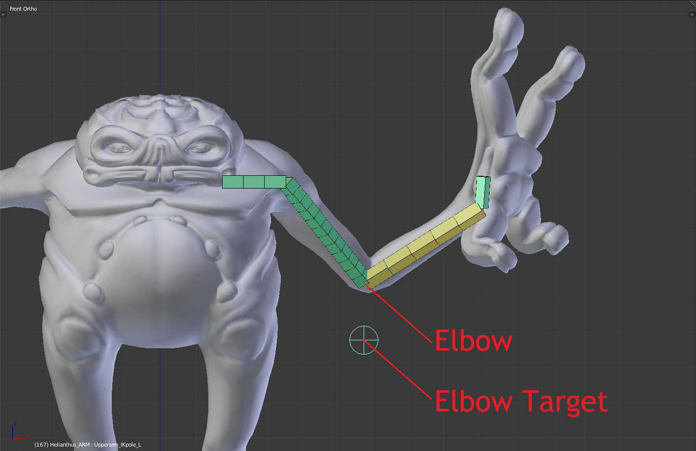 C.G. From SPACE: Blender Quick Tip: How to set up IK pole vectors ...