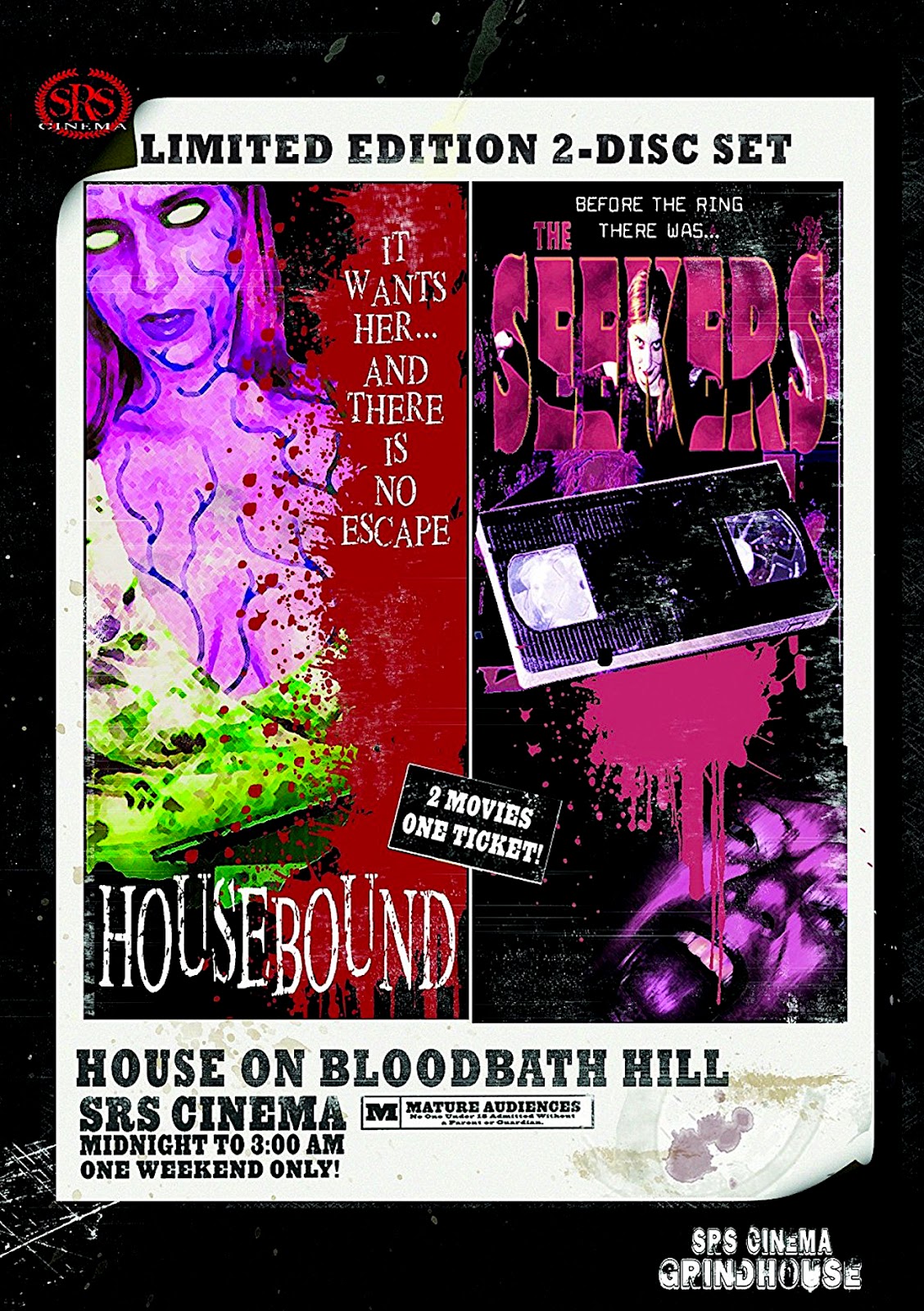 blu-ray and dvd covers: SRS CINEMA BLU-RAYS + DVDS