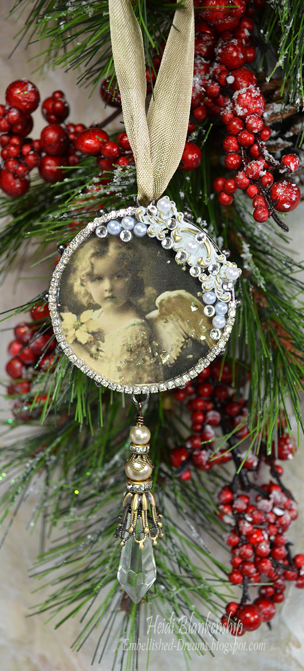 Embellished Dreams: Vintage Christmas Angel Ornament - ButterBeeScraps ...