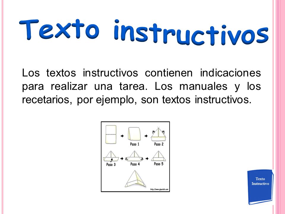 CIFRAS Y LETRAS: Textos instructivos