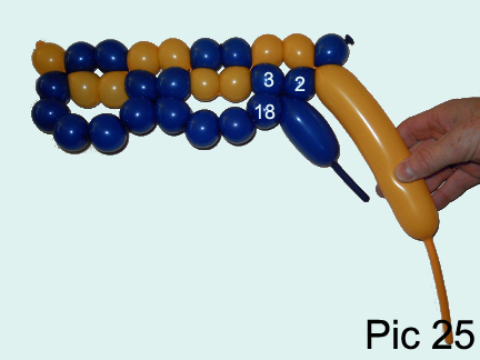 Balloon animals twisting instructions: Finish line balloon flag