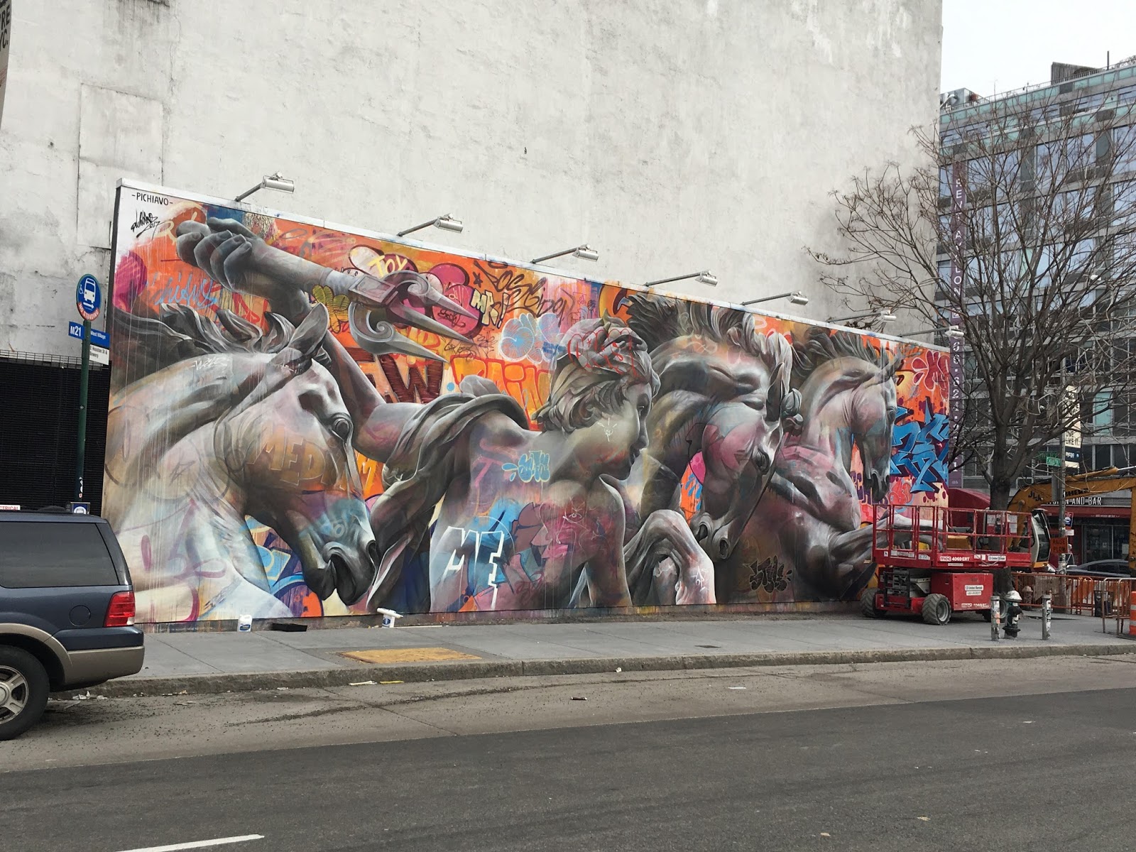 EV Grieve: Pichi & Avo wrap up new work at the Houston/Bowery Mural Wall