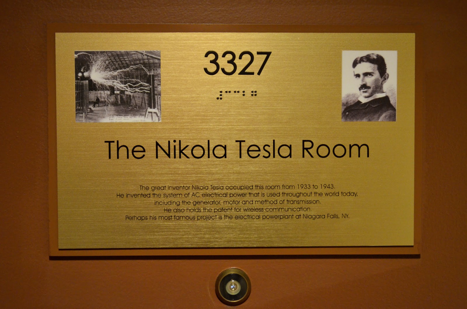 This Hidden City: Spurious Edison Movie Plaque + Tesla Memorabilia
