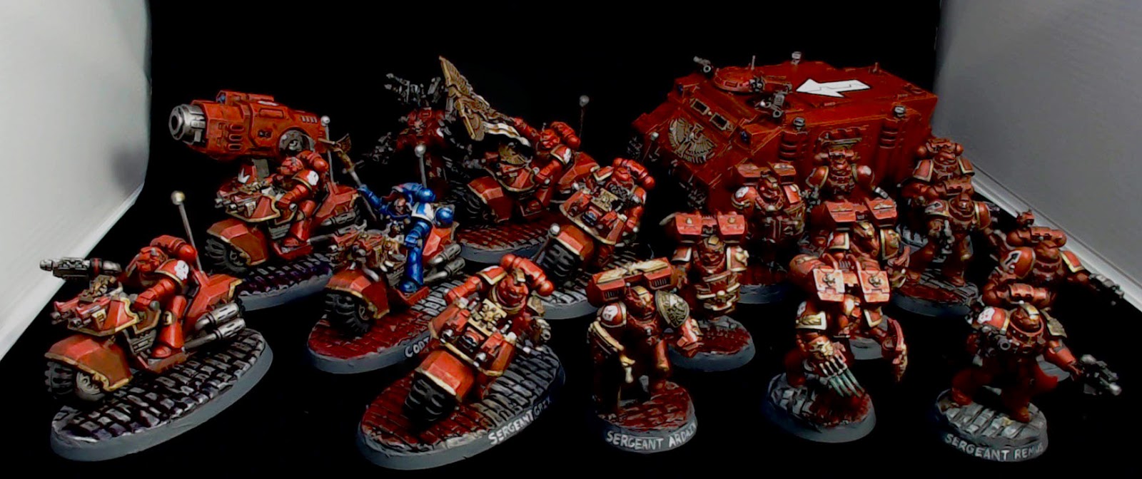 Sepulchre of Heroes: Red Hunters Space Marines completed