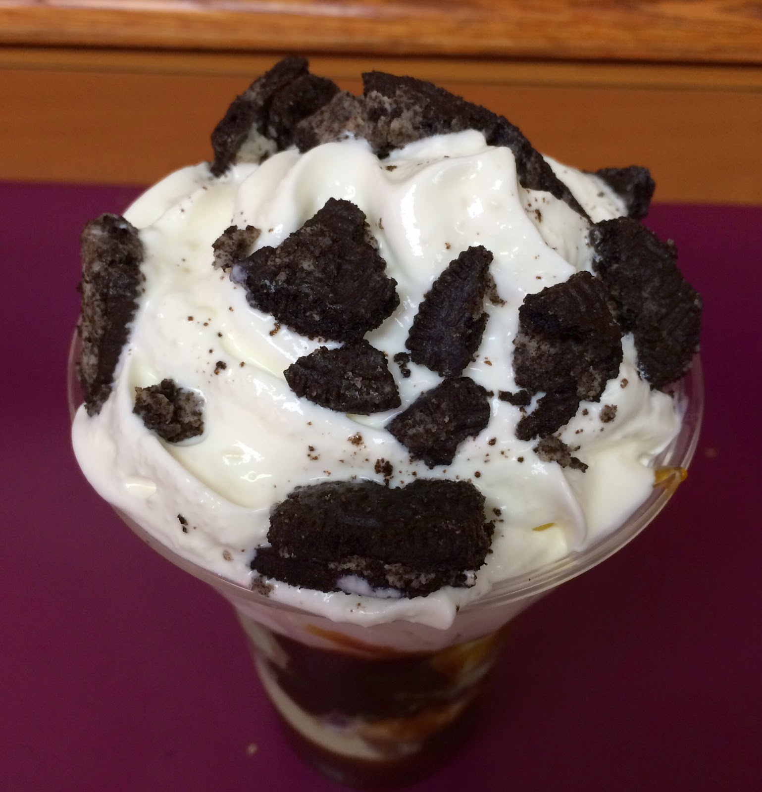 First Class Camouflage Layered Sundae From Baskin Robbins / 31アイスのファースト ...